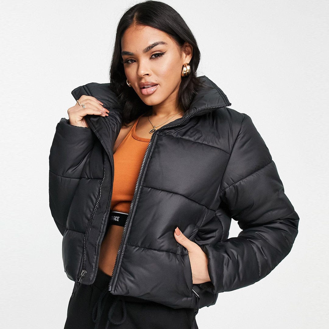 Women’s cropped padded puffer jacket – Jupiter Fashion Store