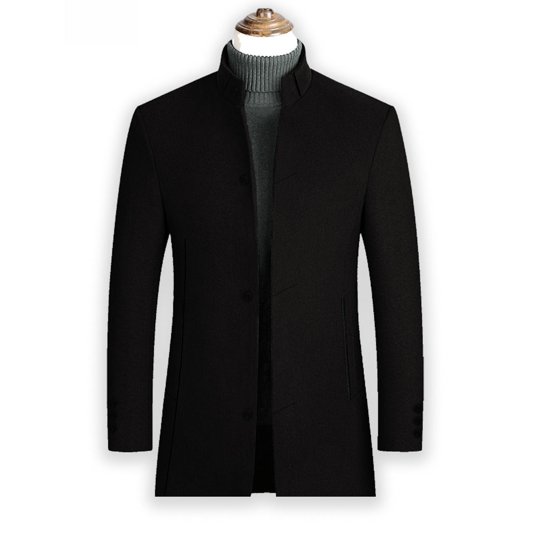 Imported Premium Woolen Business Long Coat For Men – Jupiter Fashion Store